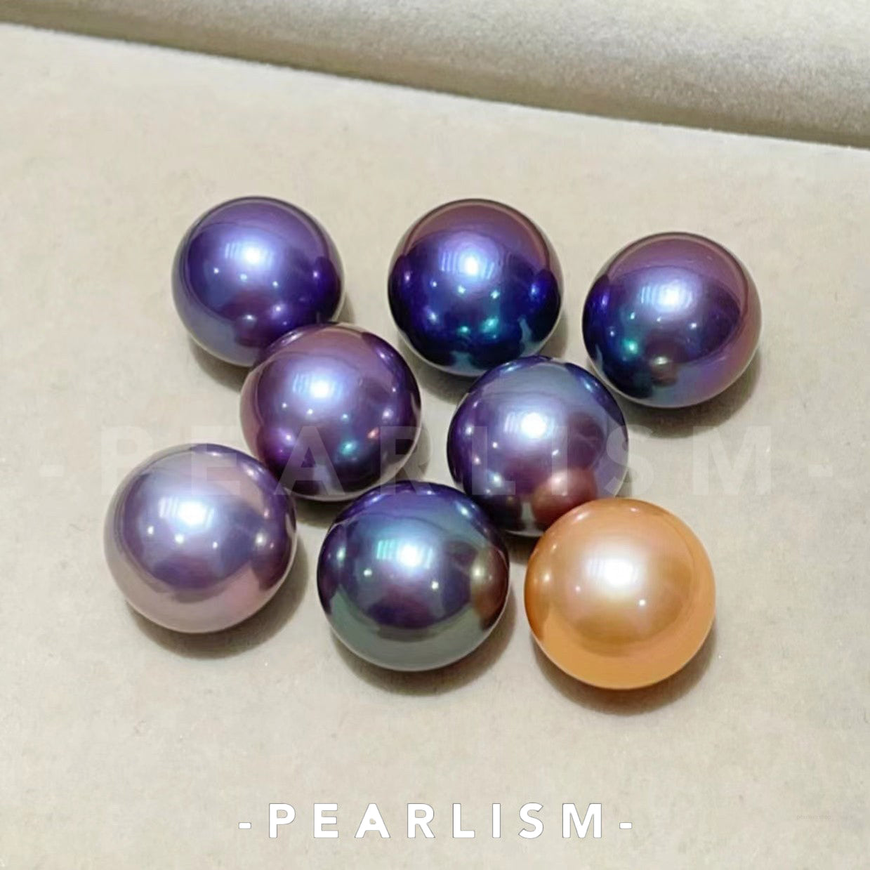 【Hot】King of Blueberry ( Deep color 11-15mm pearl)【Pearlism】